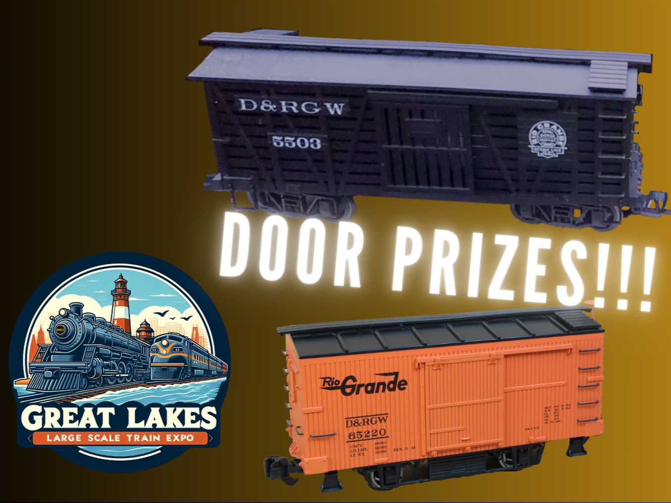36 Days & Counting Door Prize Additions - Great Lakes Large Scale Train ...